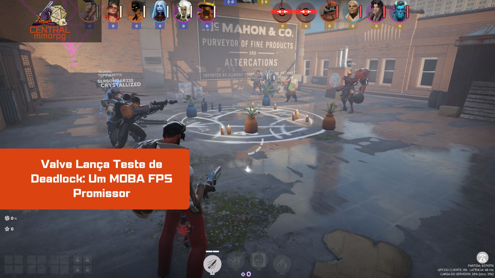 Valve Lança Teste de Deadlock: Um MOBA FPS Promissor