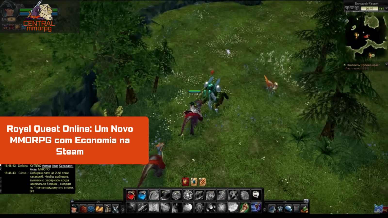 Royal Quest Online: Um MMORPG com Economia na Steam