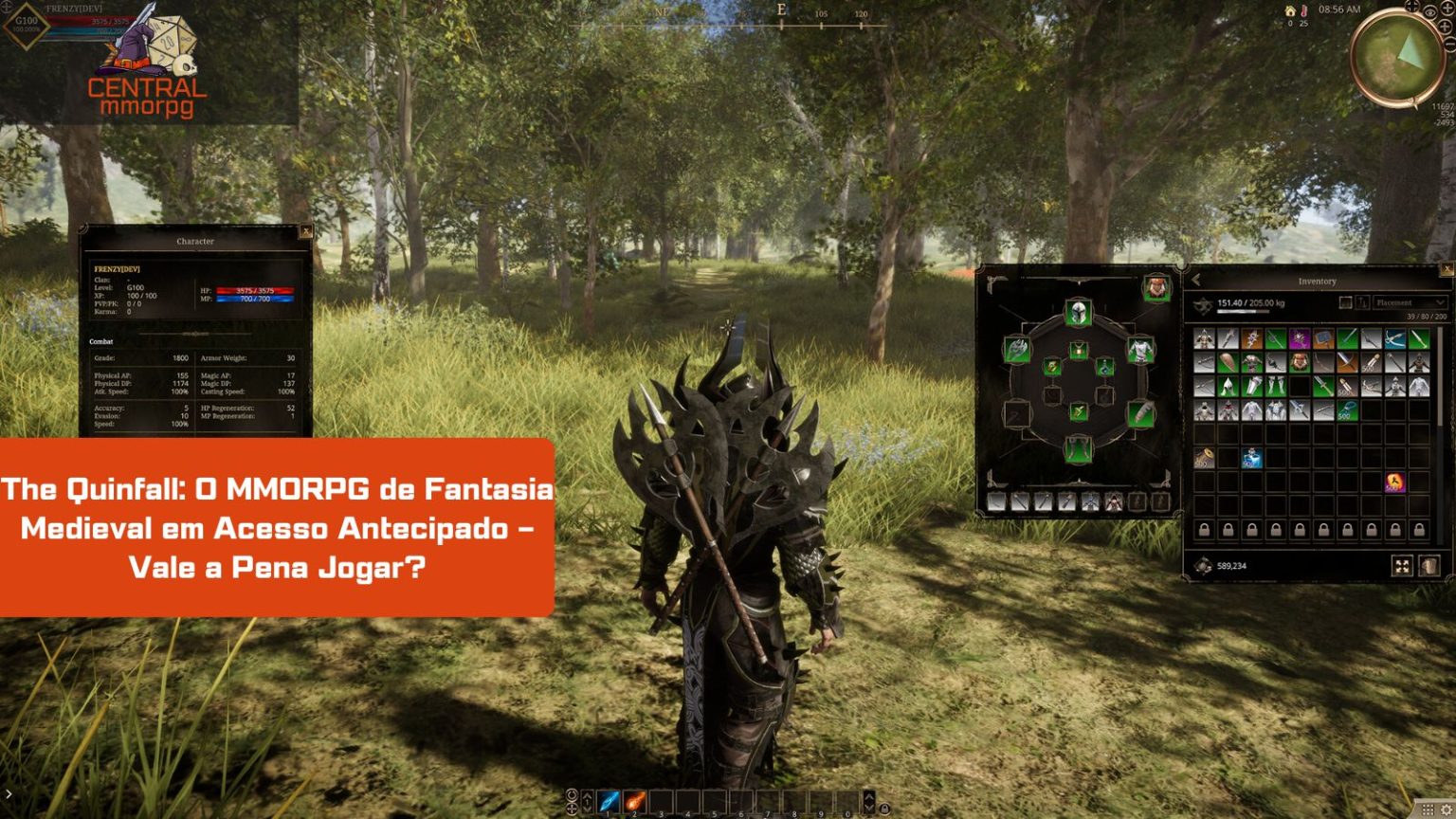 The Quinfall: O MMORPG de Fantasia em Acesso Antecipado