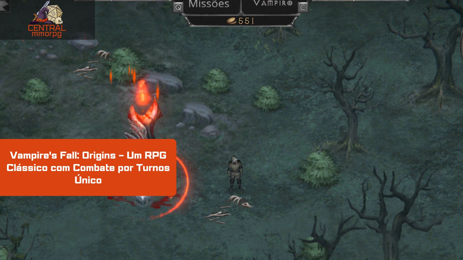 Vampire's Fall: Origins – Um RPG Clássico com Combate