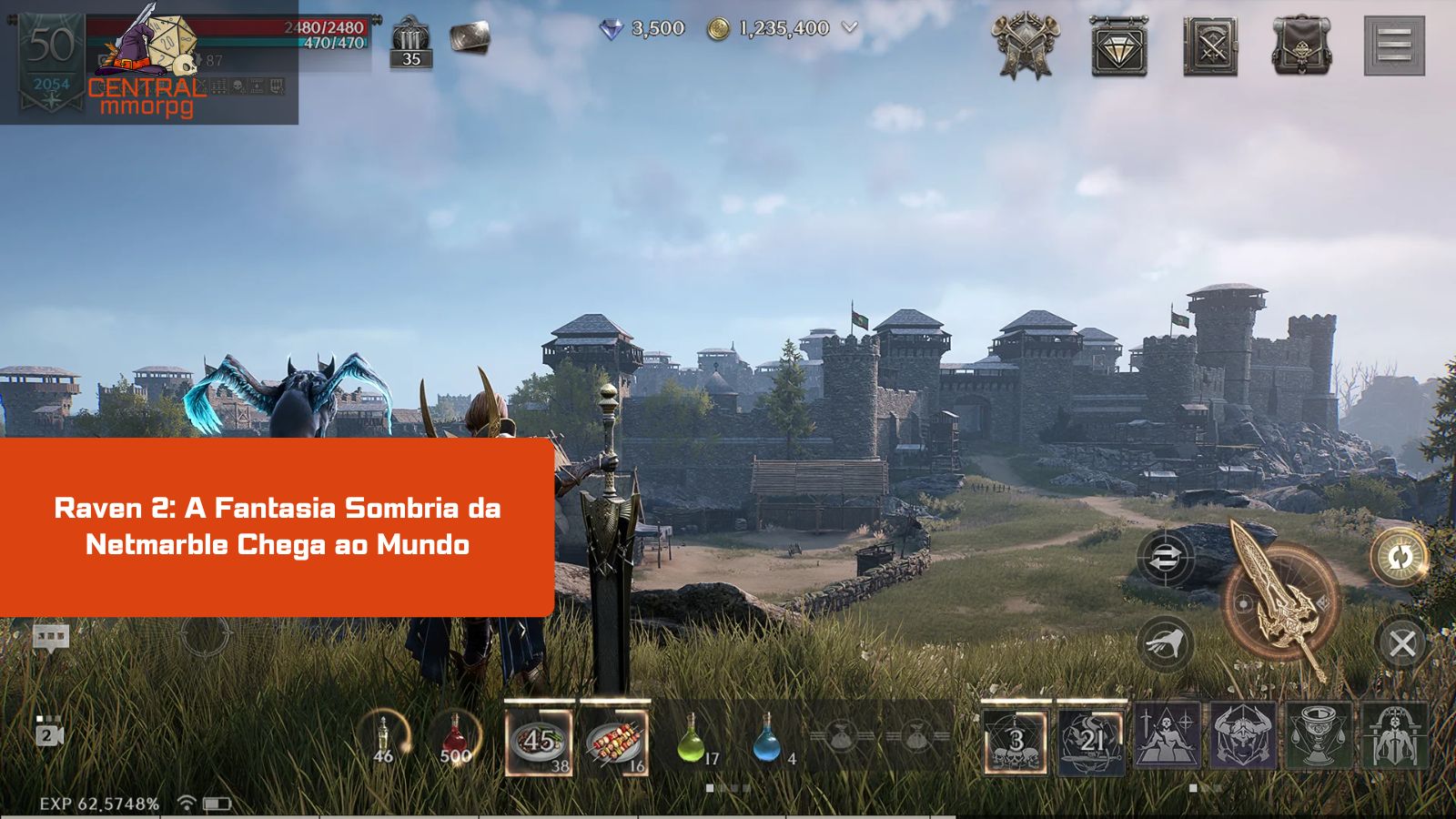 Raven 2: MMORPG de Fantasia Sombria Lançado Globalmente